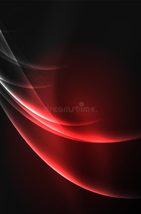 Vector glowing wave, smoke stock vector. Illustration of decoration ...