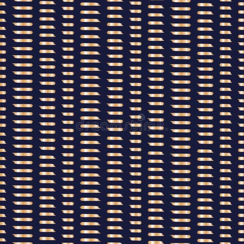 Vector Gold Bars Striped Blue Seamless Pattern Stock Vector ...