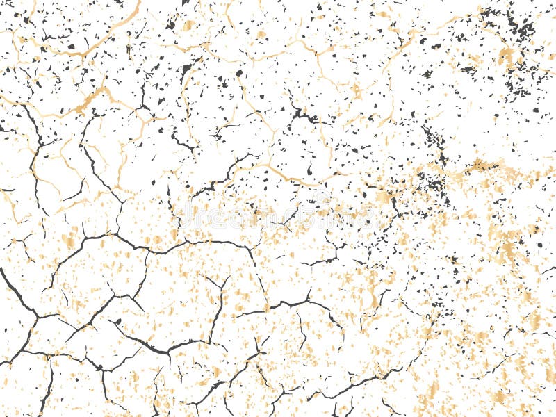Vector Gold Chic Texture. Patina Scratch Golden Distress Grunge ...