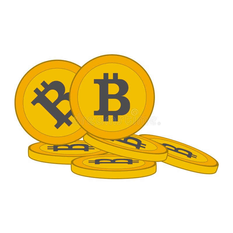 Vector 6 gold coins stock illustration. Illustration of badge - 241870172