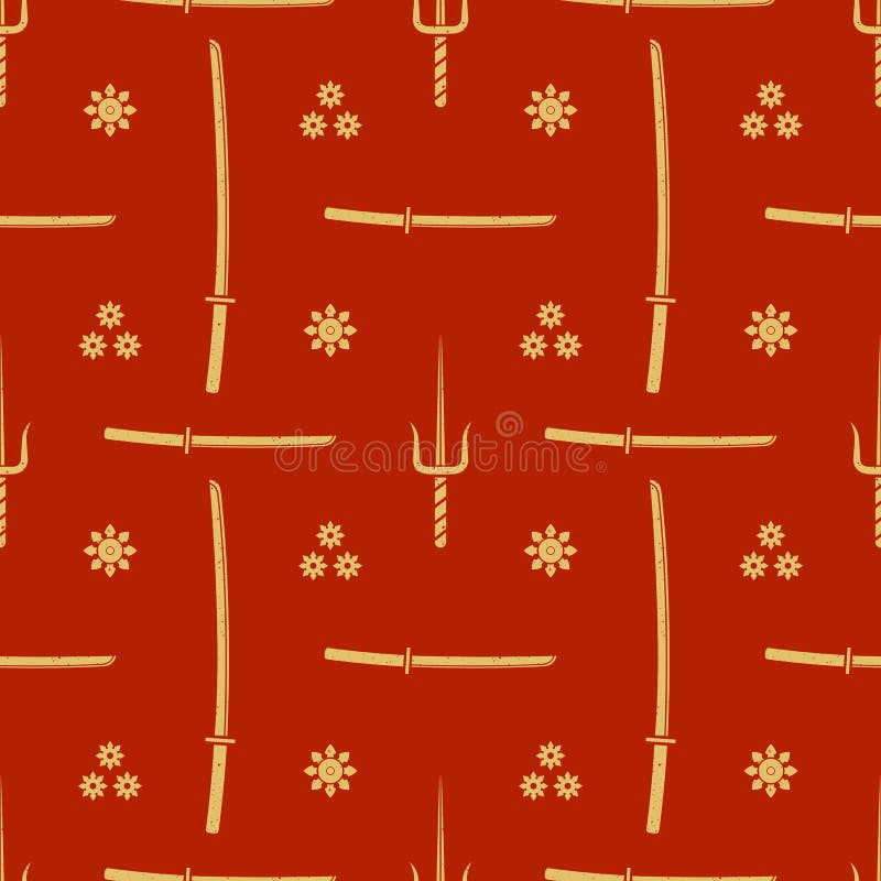 Vector Cold Steel Arms Pattern Stock Vector - Illustration of military ...