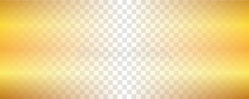Vector Gold Colored Gradient Background on Transparent Background Stock ...