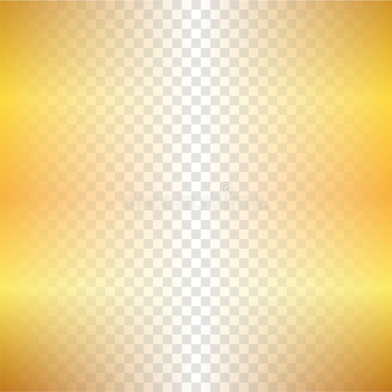 Vector Gold Colored Gradient Background on Transparent Background Stock ...