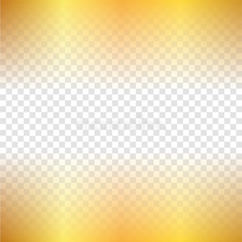 Vector Gold Colored Gradient Background on Transparent Background Stock ...