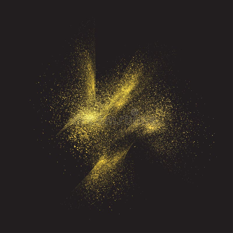 Vector Gold Glitter Texture . Design Element Golden Explosion Stock ...