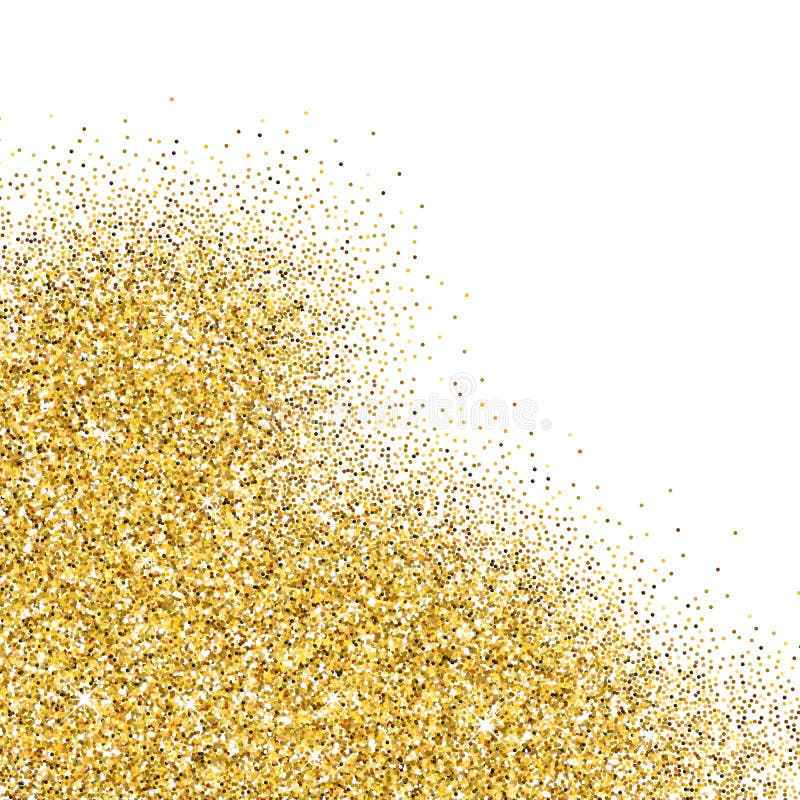 Vector Gold Glittering Abstract Particles Stock Illustration ...