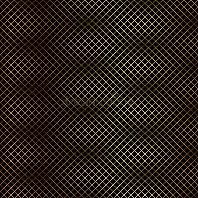 Gold Net on Black Background Stock Vector - Illustration of human, cook ...