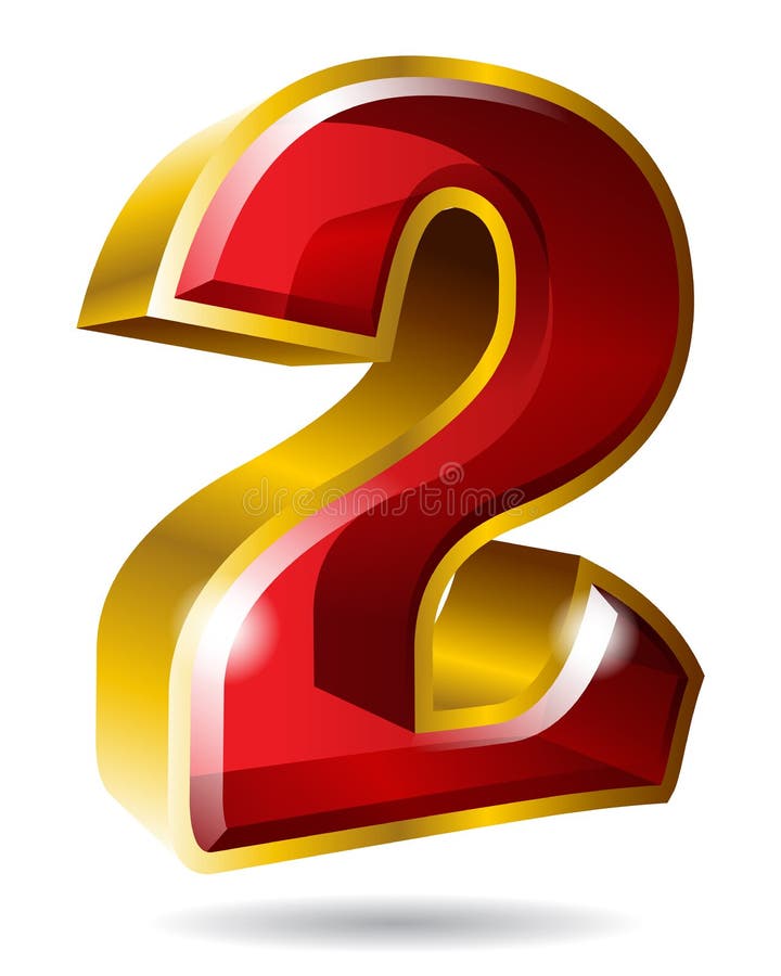Gold Number 2 Stock Illustrations – 1,645 Gold Number 2 Stock ...