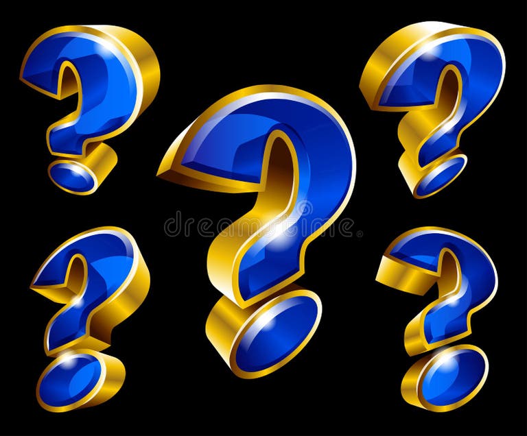 Gold Questionmark Stock Illustrations – 46 Gold Questionmark Stock ...