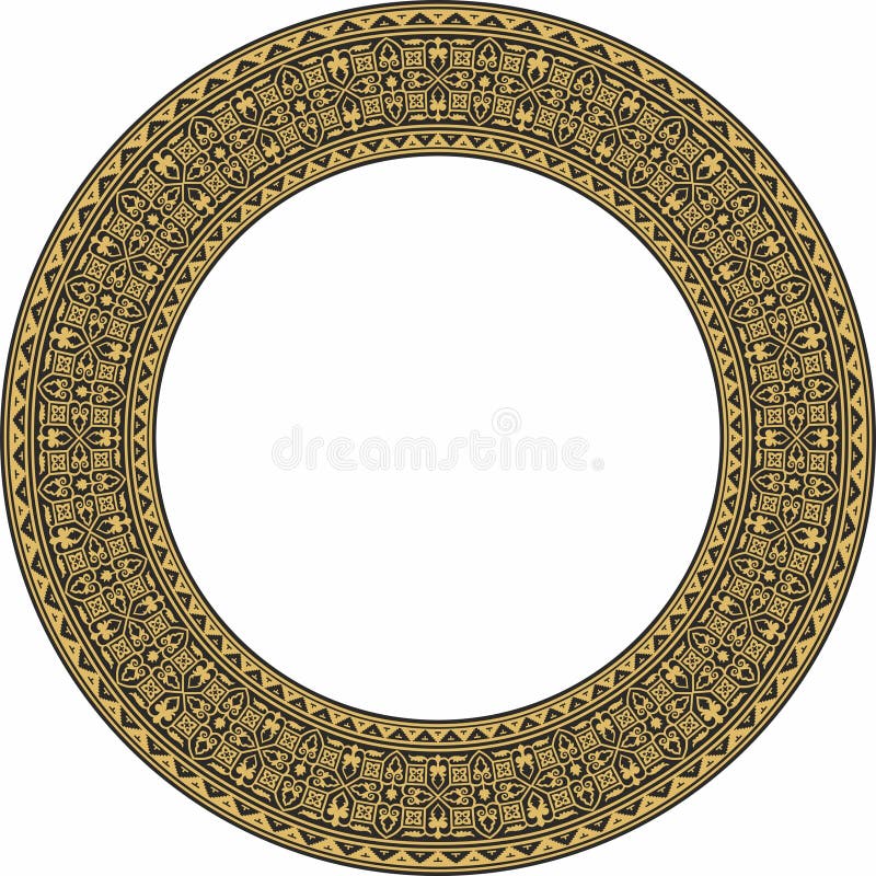 Classic Roman Border Circle Stock Illustrations – 367 Classic Roman ...