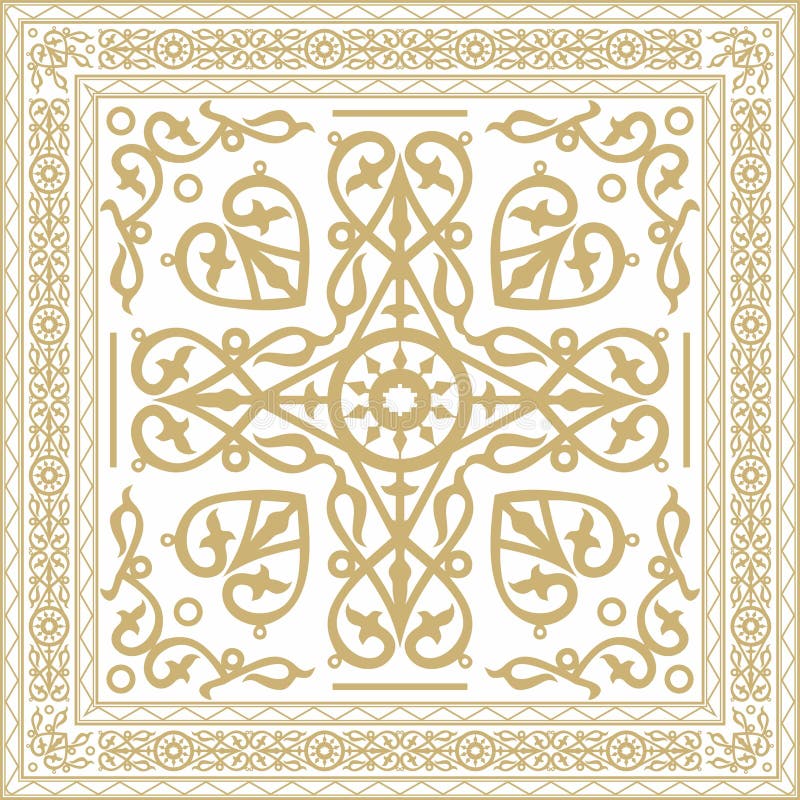 Square Yakut Ornament Stock Illustrations – 217 Square Yakut Ornament Stock Illustrations ...