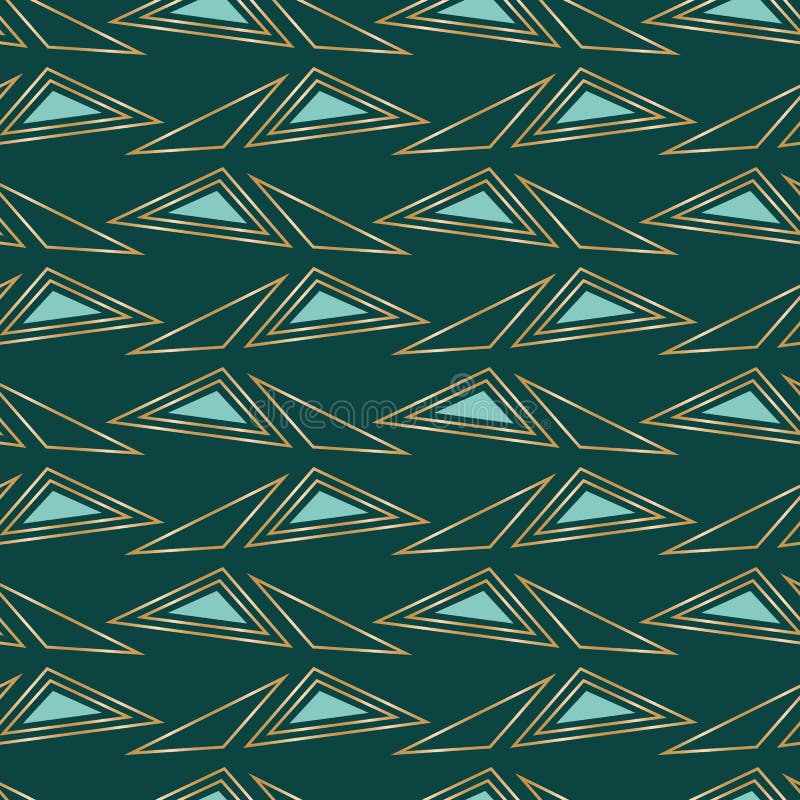 Gold Emerald Green Geometric Pattern Stock Illustrations – 427 Gold ...