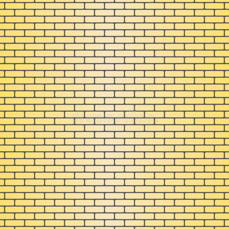 Vector Golden Brick Wall Pattern Background Stock Vector - Illustration ...