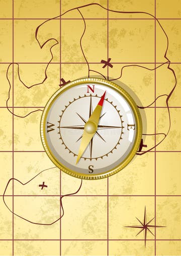 Gold Color Compass Stock Illustrations – 1,053 Gold Color Compass Stock ...