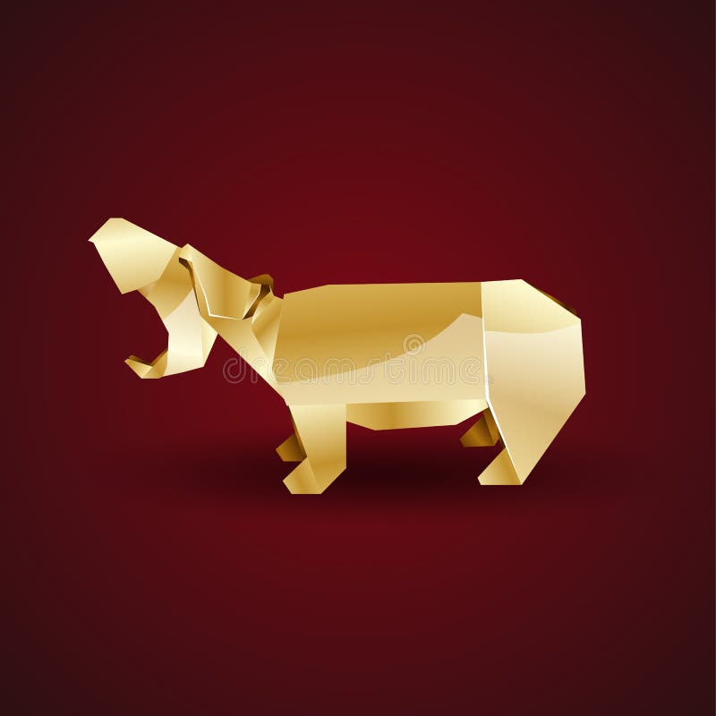 Origami Hippo Stock Illustrations – 117 Origami Hippo Stock ...