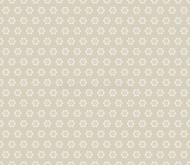 Vector Golden Seamless Pattern. Subtle White and Beige Geometric ...