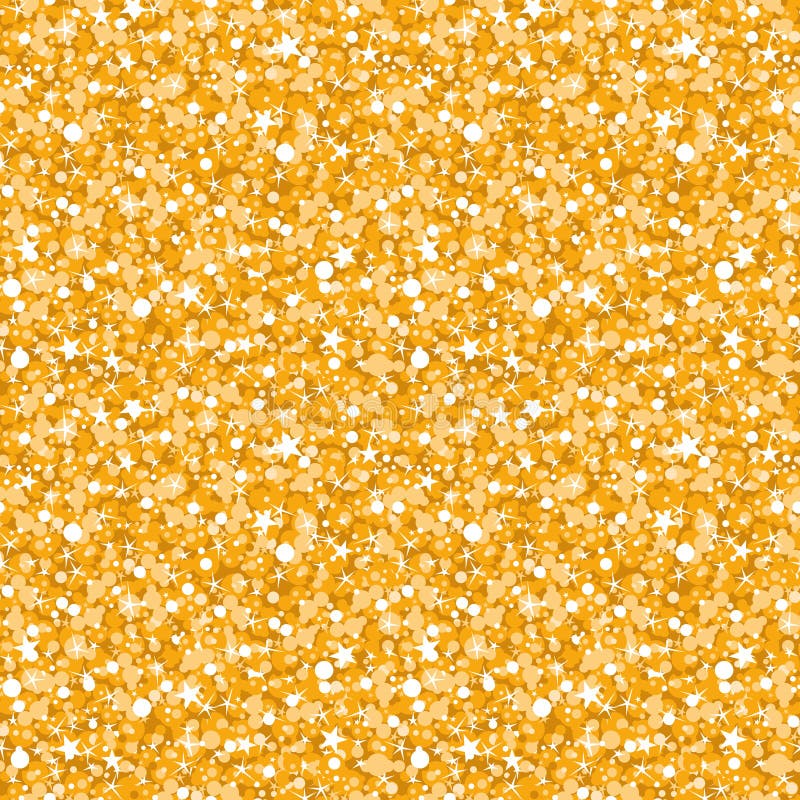 Golden Glitter Texture Seamless Pattern In Gold Style Vector Design