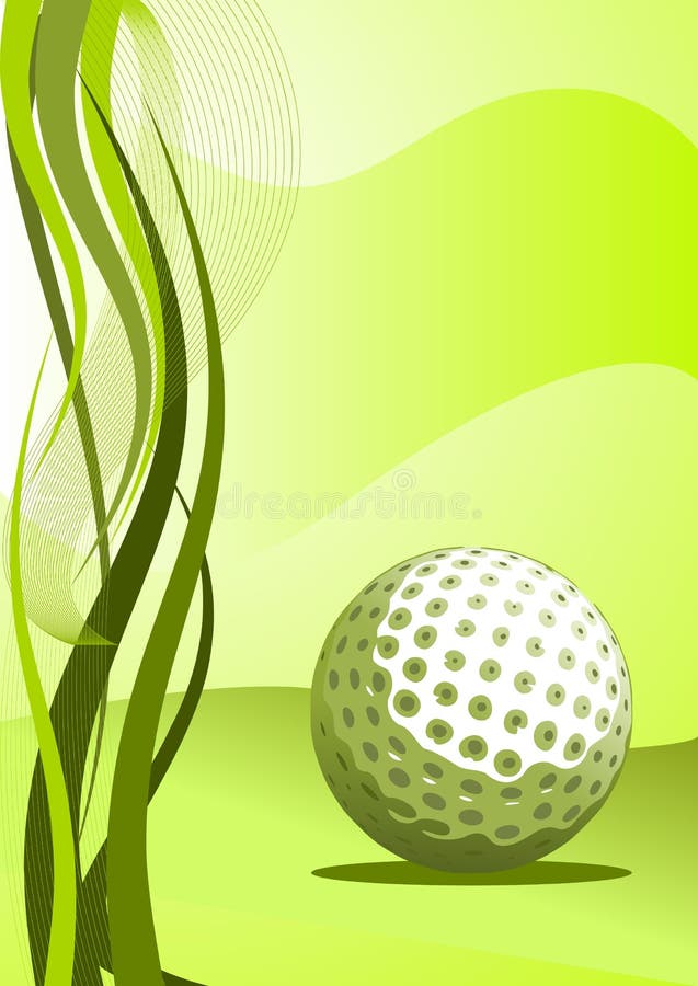 Vector Golf Background stock vector. Illustration of design - 9105986