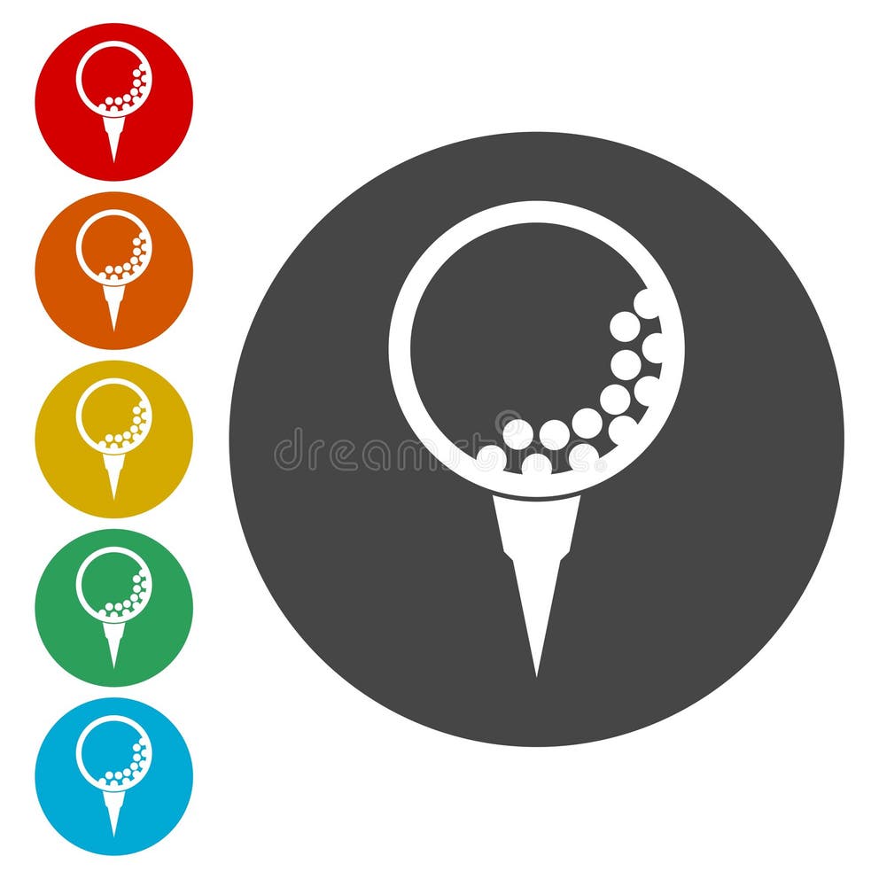 Golf Tee Outline Stock Illustrations – 4,951 Golf Tee Outline Stock ...