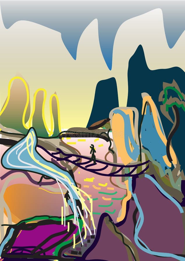 Gorge Stock Illustrations – 573 Gorge Stock Illustrations, Vectors ...