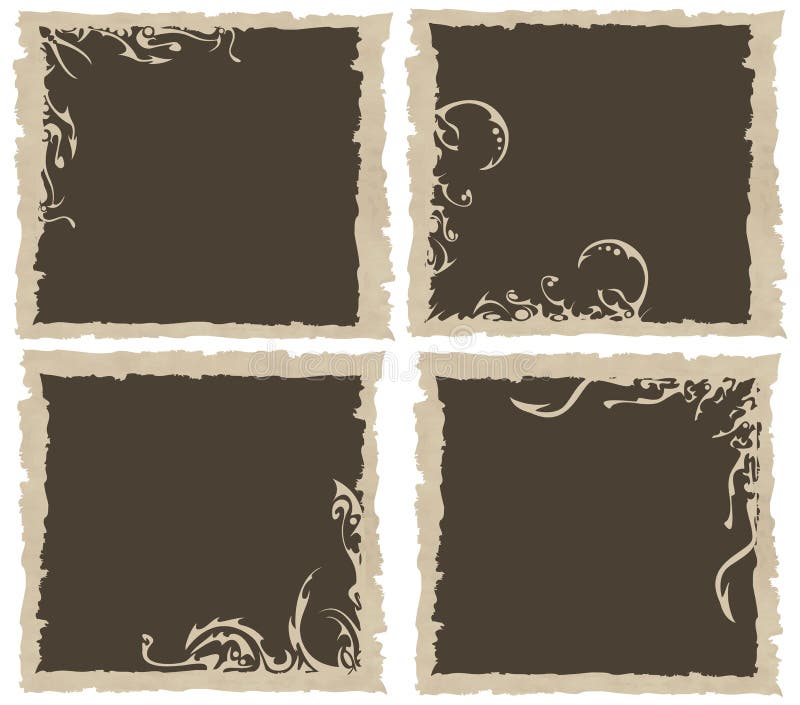 The Vector Gothic Frames Image Stock Vector - Illustration of painting ...