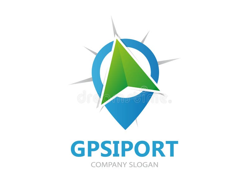Vector gps logo stock vector. Illustration of marker - 75269639