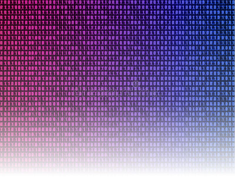 Gradient Binary Code Digits Background Stock Illustration Illustration Of Binary Network