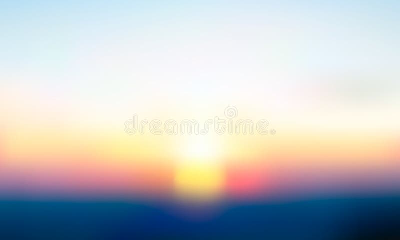 Vector Gradient Blurred Background. Natural Color Stock Illustration ...