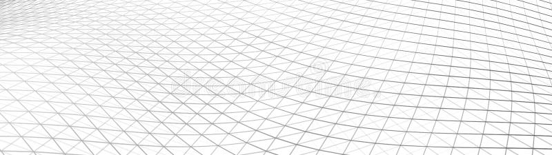 Vector Gradient Perspective Grid. Detailed Lines on White Background ...
