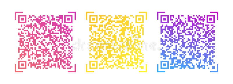 Vector QR code stock vector. Illustration of qrcode - 252330876