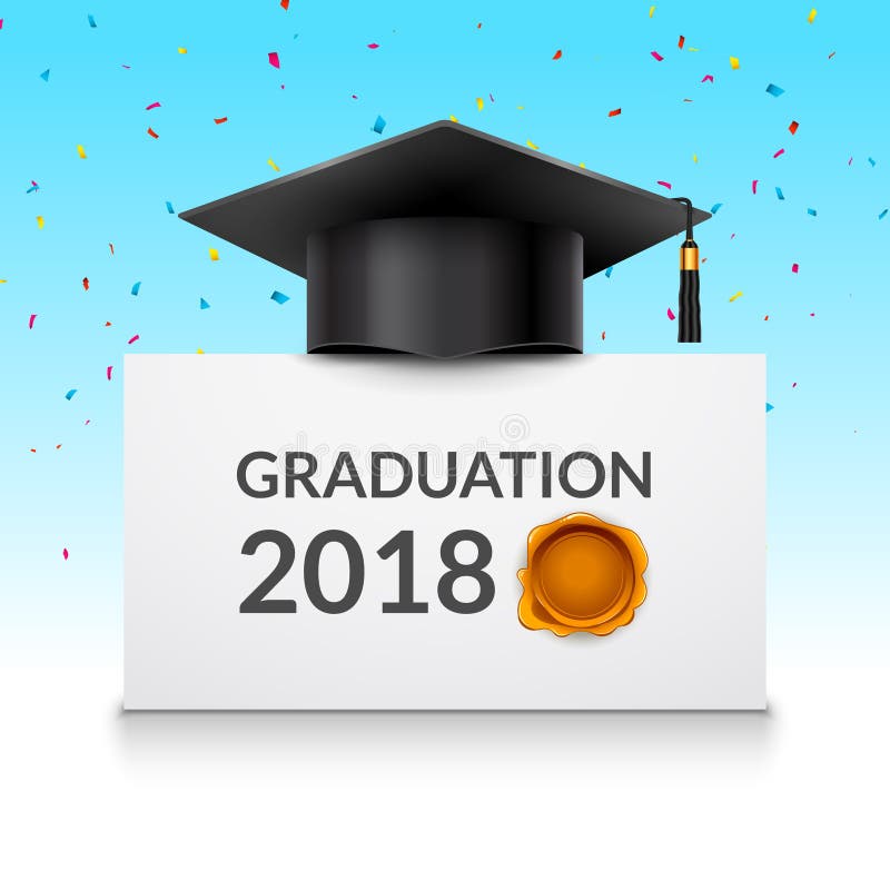 2018 Graduation Background Clip Art