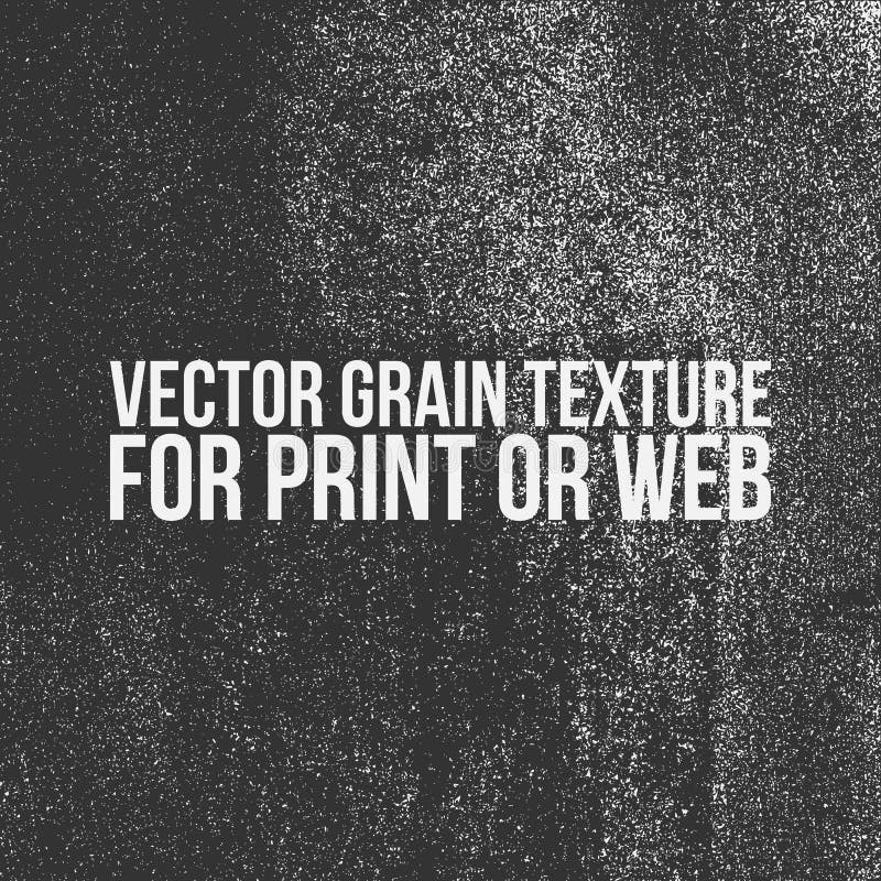 Vector Grain Texture for Print or Web Stock Vector - Illustration of ...