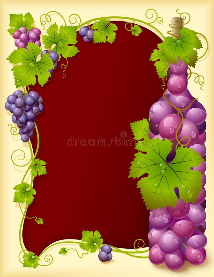 Grape Borders And Frames