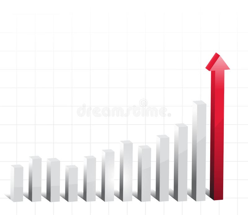 Vector Graph stock vector. Illustration of market, information - 48838911