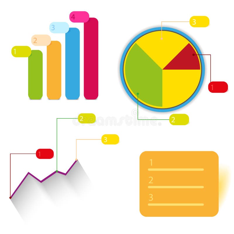 Vector Graph Design Info Graphic Stock Illustration - Illustration of ...