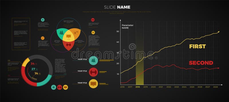 Vector Graph Design with Infographic Template. Data Visualization for ...