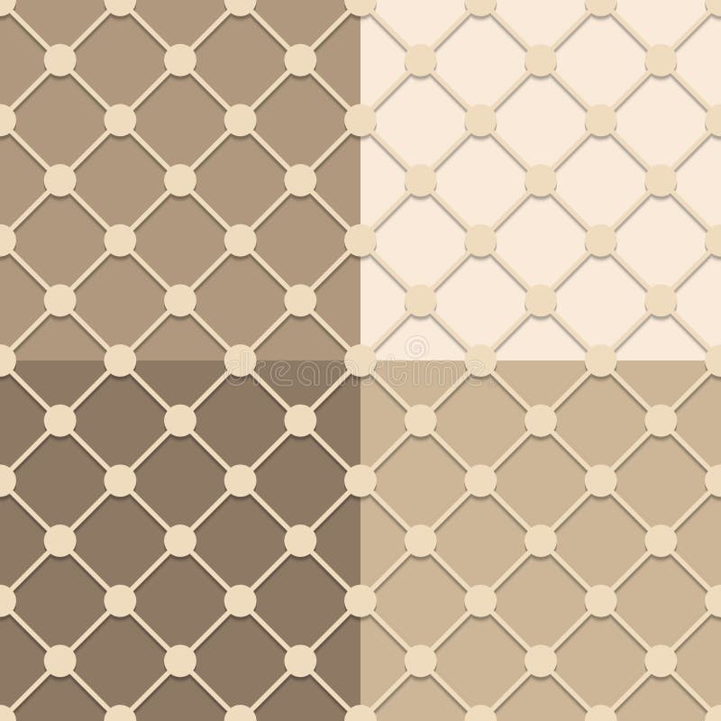 Vector Graph Seamless. Grid Line. Seamless Cage Texture Stock Vector ...