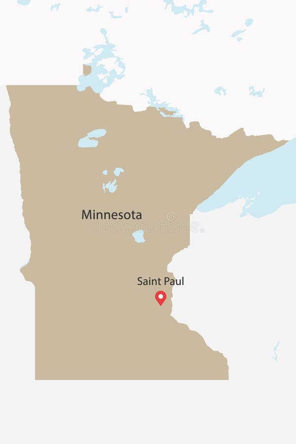 Detailed Minnesota Physical Map Stock Illustrations – 41 Detailed ...