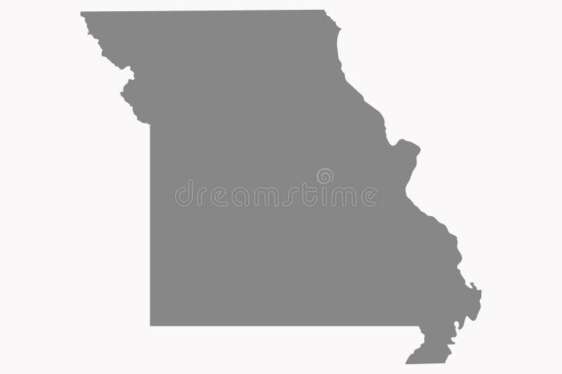 Detailed Missouri Physical Map Stock Illustrations – 59 Detailed ...