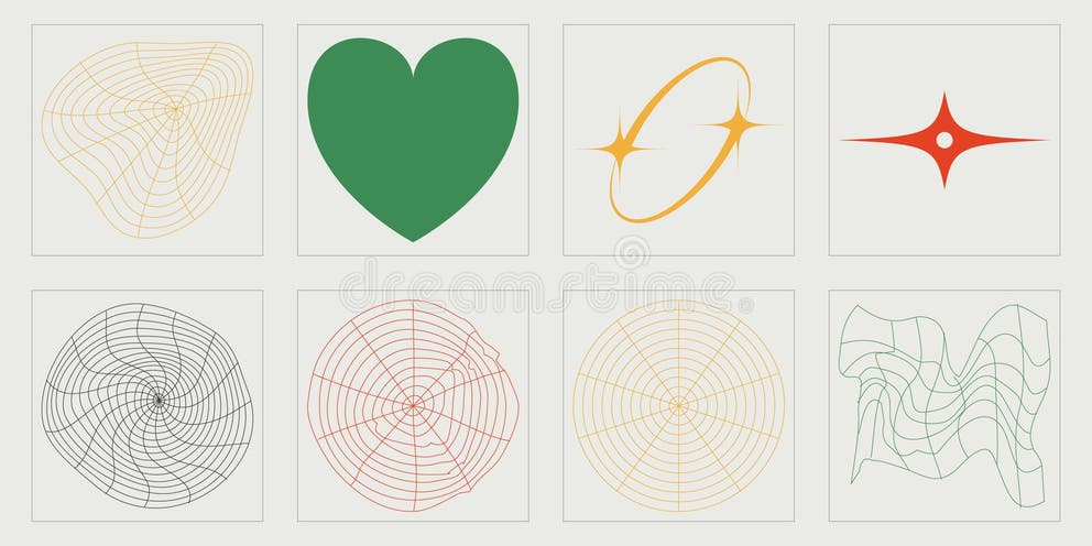 Vector Graphic Assets Set. Extraordinary Graphic Assets. Elements for ...