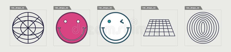 Vector Graphic Assets Set. Extraordinary Graphic Assets. Elements for ...