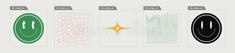 Vector Graphic Assets Set. Extraordinary Graphic Assets. Templates for ...