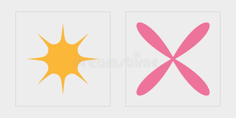 Vector Graphic Assets Set. Extraordinary Graphic Assets. Modern ...