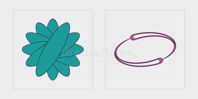 Vector Graphic Assets Set. Large Set of Retro Objects for Design ...