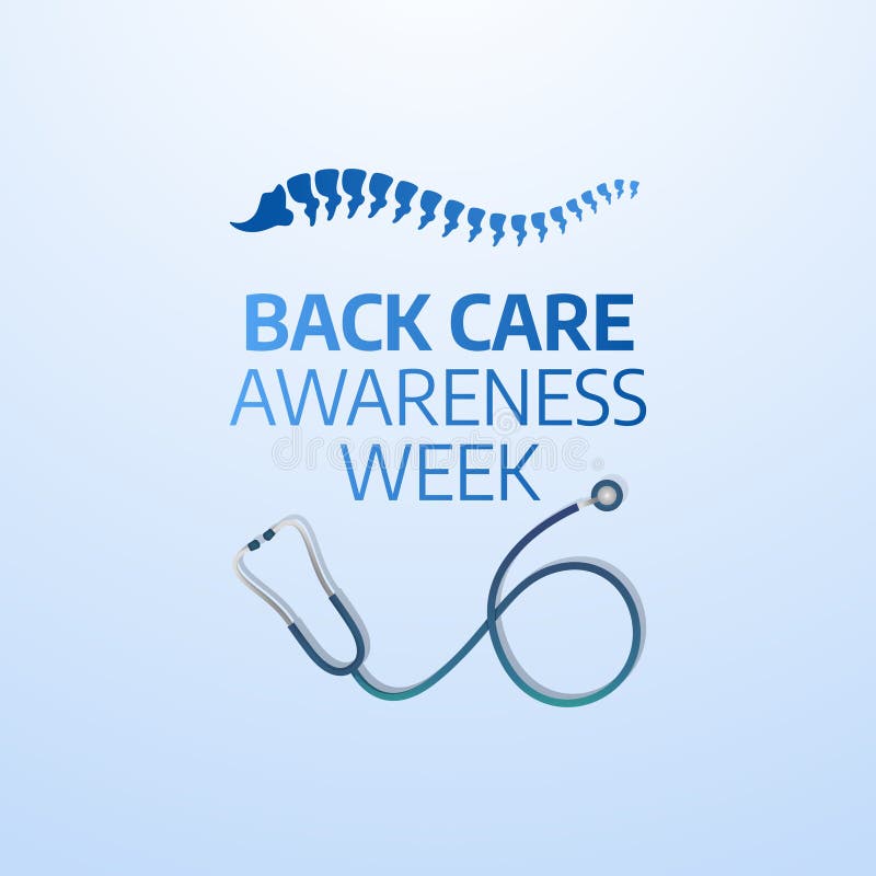 Vector Graphic of Back Care Awareness Week Good for Back Care Awareness ...