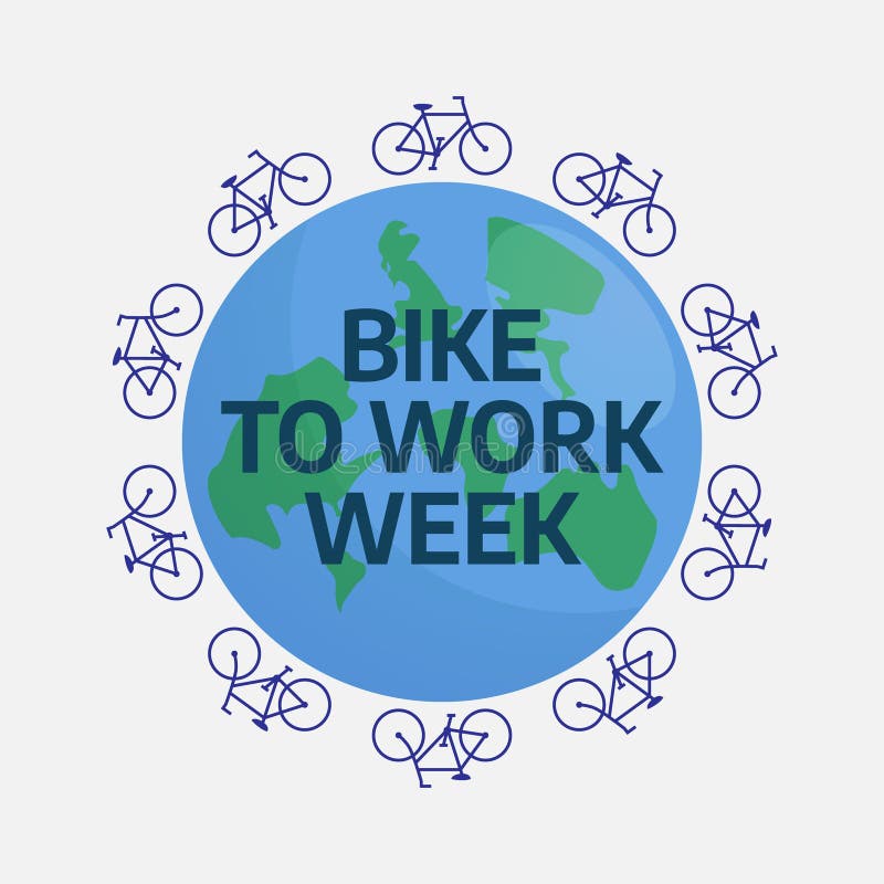 Vector Graphic of Bike To Work Week Ideal for Bike To Work Week ...
