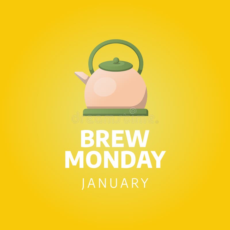 Vector Graphic of Brew Monday Ideal for Brew Monday Celebration Stock ...