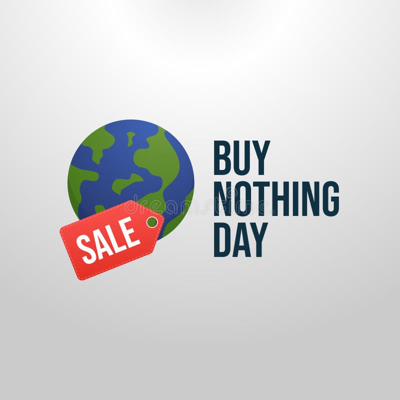 Vector Graphic of Buy Nothing Day Ideal for Buy Nothing Day Celebration ...