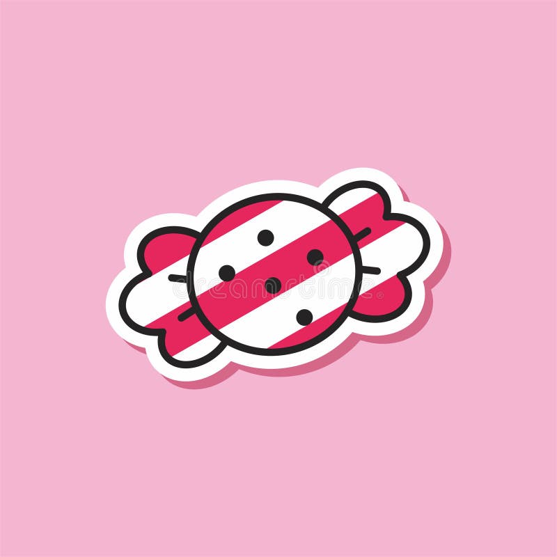 Vector graphic of candy stock vector. Illustration of design - 239589396