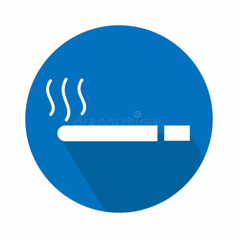 Vector Graphic of Cigarette - Flat Style - Simple Illustration ...